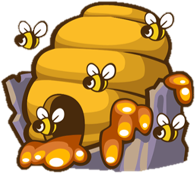 Beehive - Beehive Png - (435x391) Png Clipart Download