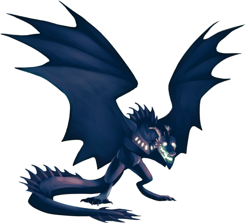 Night Dragon By Sesemiroh - Dragon - (936x853) Png Clipart Download