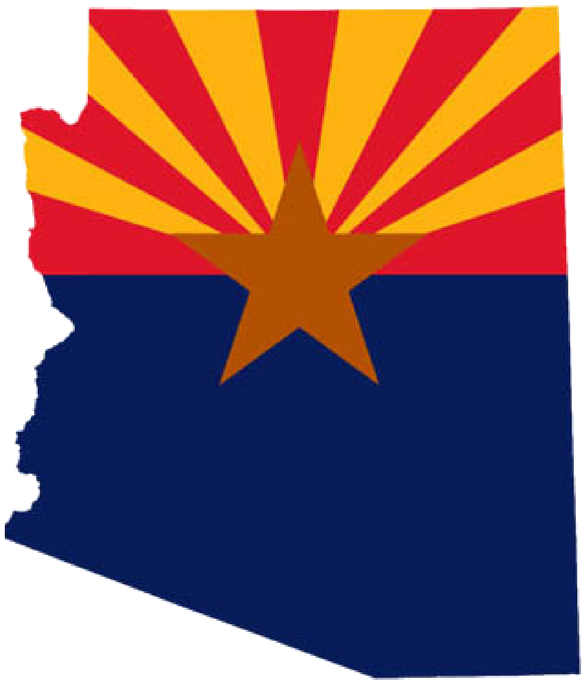 Az Flag - Arizona State Flag - (800x800) Png Clipart Download