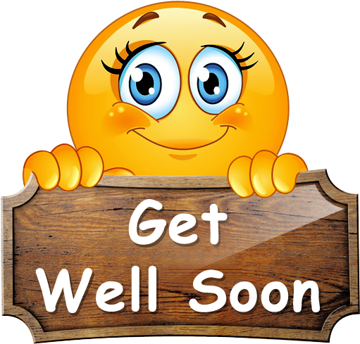 Get Well Soon Smiley - (512x512) Png Clipart Download