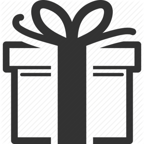 Gift Wrap - Present Icon Png - Full Size PNG Clipart Images Download