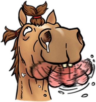Crazy Horse Stickers Messages Sticker-9 - Sticker - (408x353) Png ...