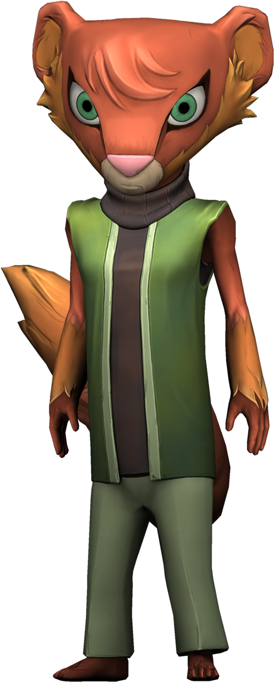 Weasel Lady 0000 2000 - Cartoon - (2000x2000) Png Clipart Download