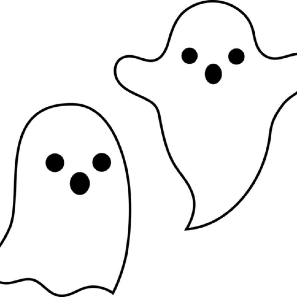 Halloween Ghost Clipart Simple Spooky Halloween Ghosts - Ghost ...