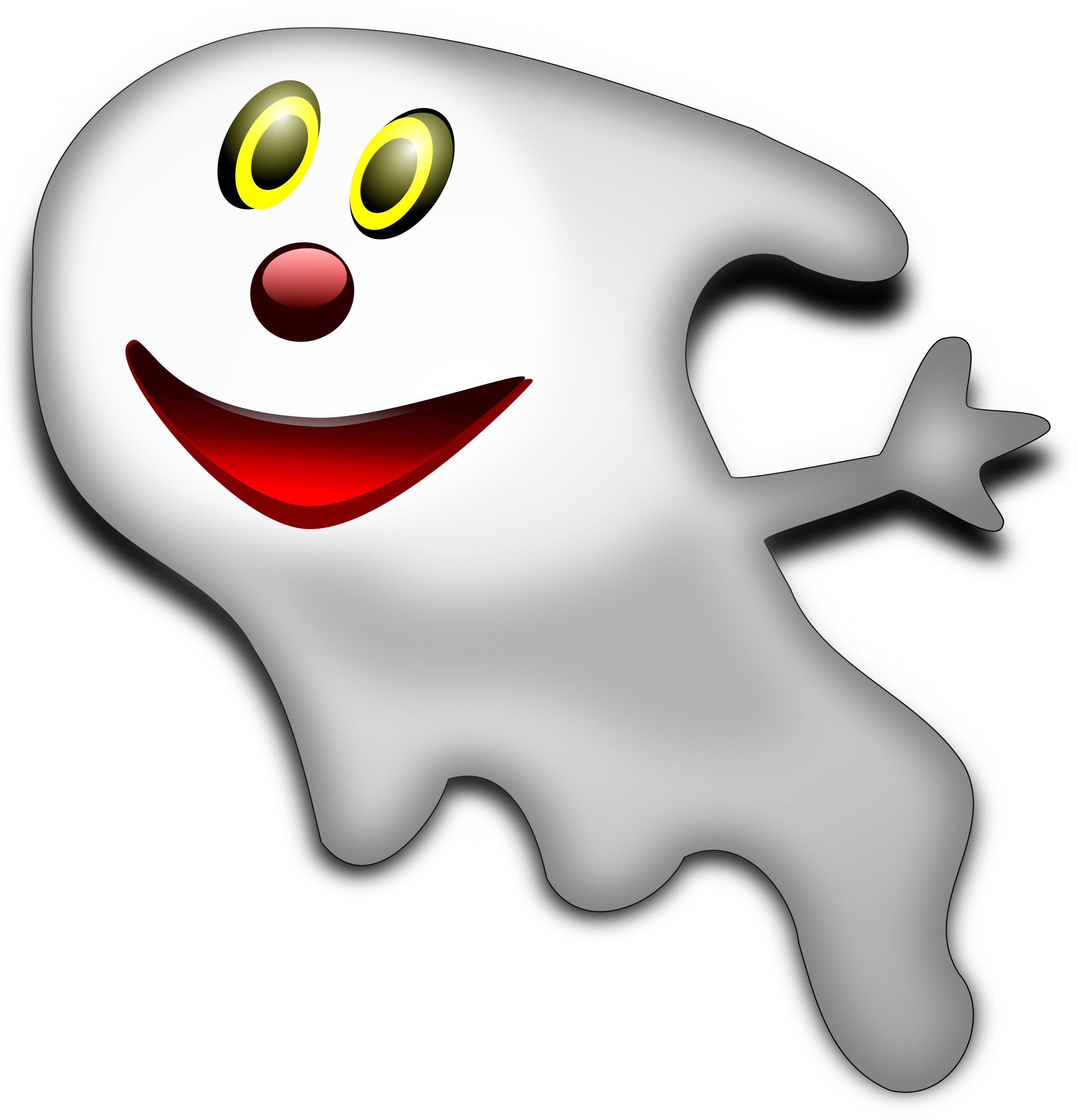 Ghost Halloween Creepy Face Scary Spooky Smiley - Halloween Guessing ...