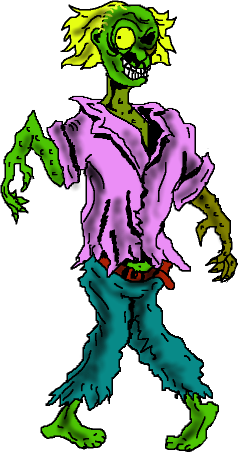 Free To Use Public Domain Halloween Clip Art - Cartoon Zombie Png ...