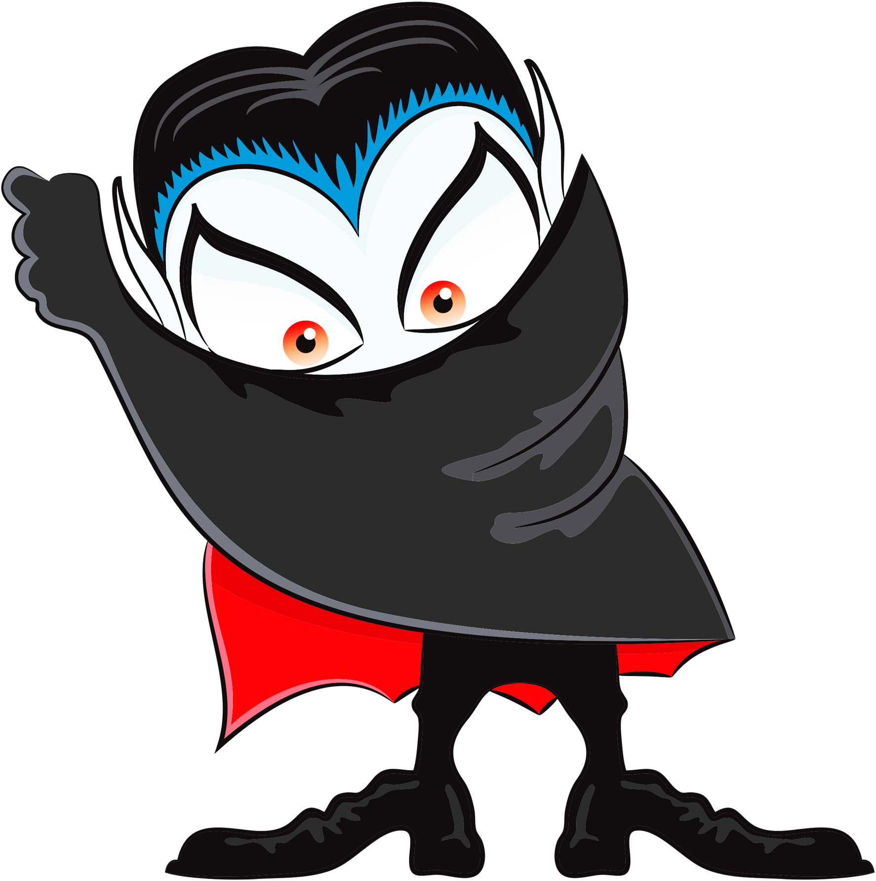 Images For Vampire Clipart - Halloween Vampire Clipart - (1800x1841 ...