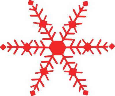 Free Clipart Christmas Snowflake - Christmas Clip Art Red - Full Size ...