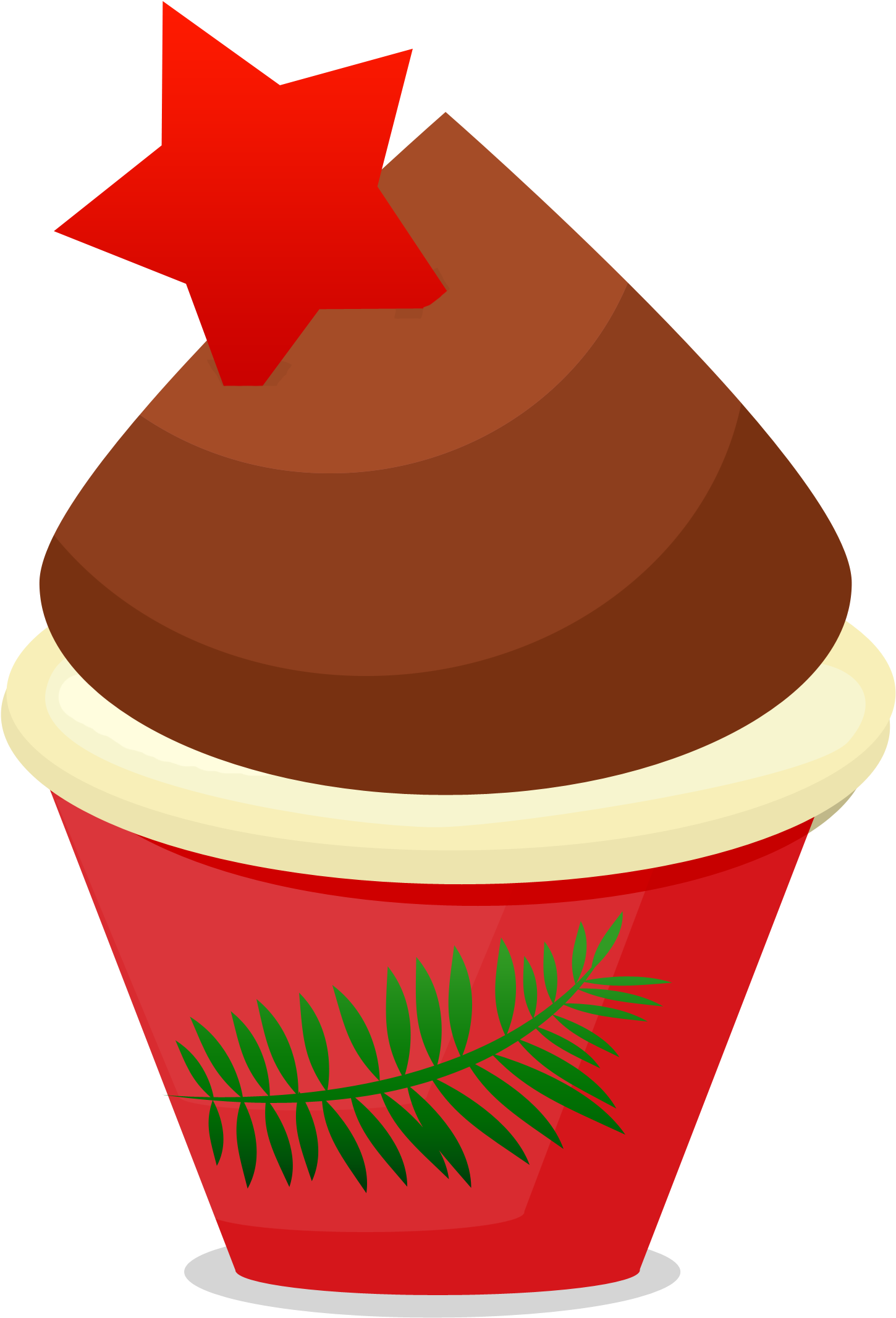 Free Christmas Cupcake Clipart - Christmas Cupcakes Clipart Png ...