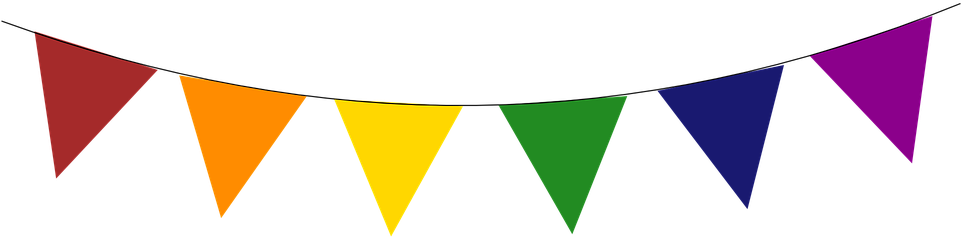 Decoration Clipart Banner - Clip Art Pennant Banner - (960x480) Png ...