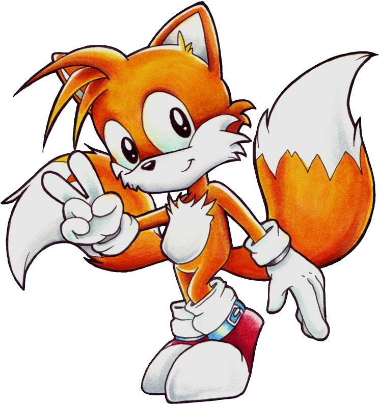 Sonic The Hedgehog Tails Adventure Fox Clip Art - Sonic The Hedgehog ...