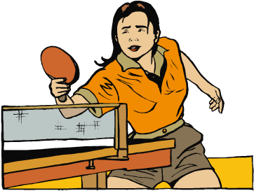 Table Tennis Clip Art - Table Tennis Clip Art - (567x567) Png Clipart ...