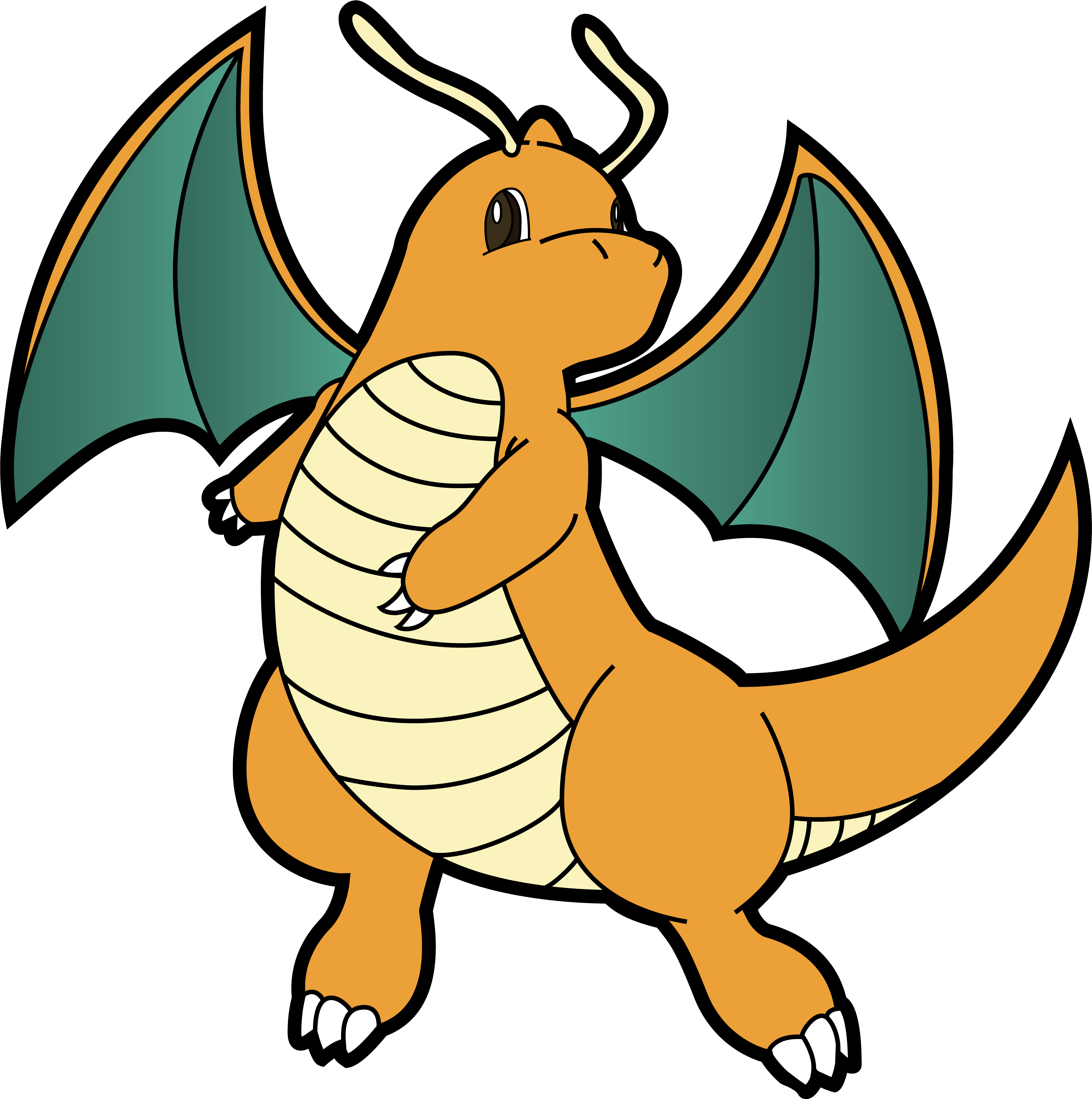 Dragonite Flying Vector By Konylice Dragonite Flying - Pokemon ...