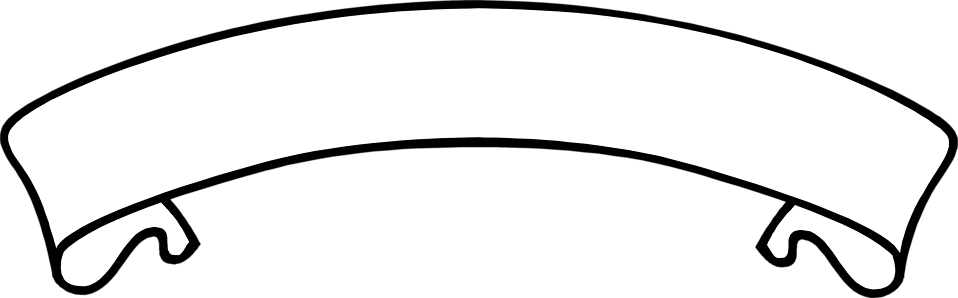 Blank Banner Clip Art - White Banner Transparent Background - Full Size ...