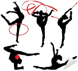 Rhythmic Gymnastics Vector - Full Size PNG Clipart Images Download