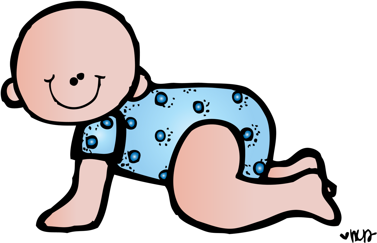 Today's Freebie - ) - Melonheadz Baby Clipart - Full Size PNG Clipart ...