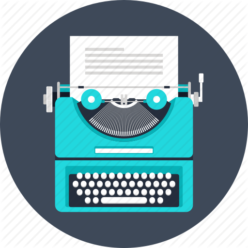 typewriter png vector