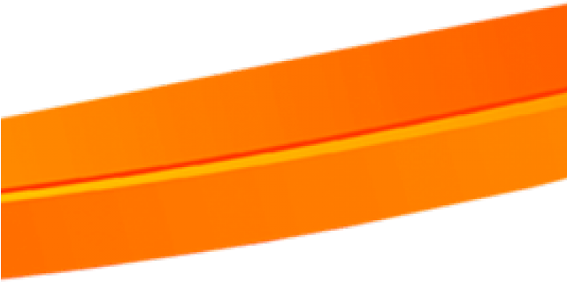 Orange Clipart Divider - Ribbon - (640x480) Png Clipart Download