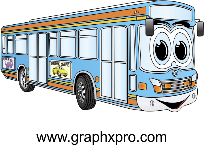 Buses, Cartoons, Animated Cartoons, Cartoon, Busses, - City Bus Cartoon ...