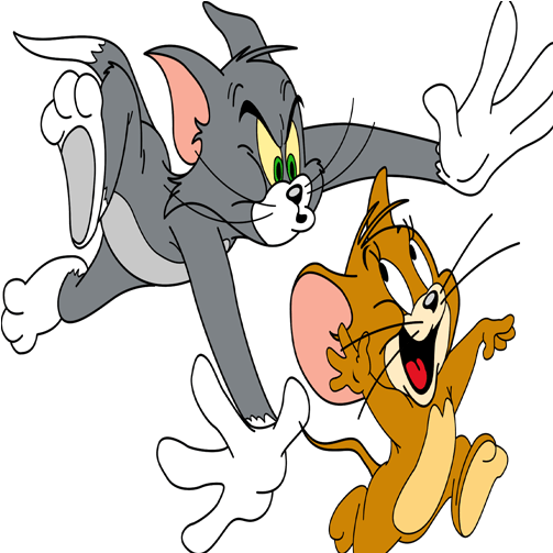 4 - - Tom And Jerry Fighting - (512x512) Png Clipart Download