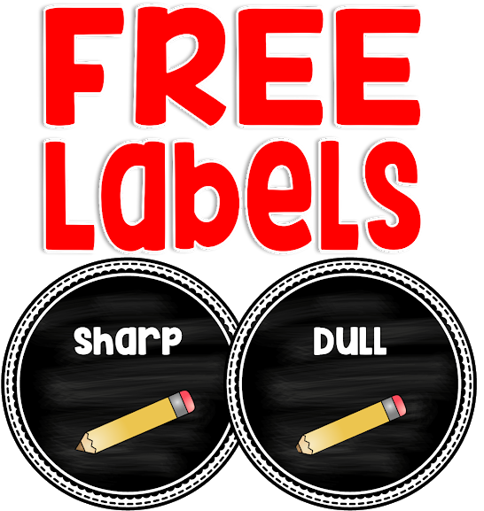 Pencil Cup Dull And Sharp Labels Free - Bullet - (640x586) Png Clipart ...