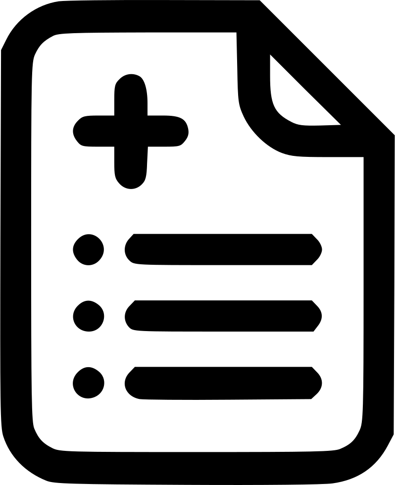 Medical Questionnaire Comments - Icon - (798x980) Png Clipart Download