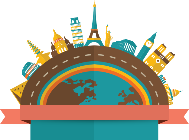 Travel Brochure Background - (625x464) Png Clipart Download