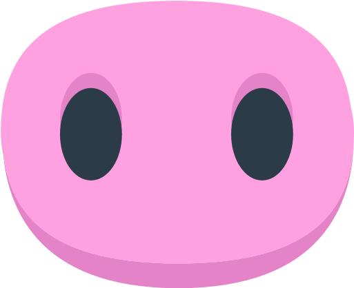 Pig Nose Clipart - Clip Art - (512x512) Png Clipart Download