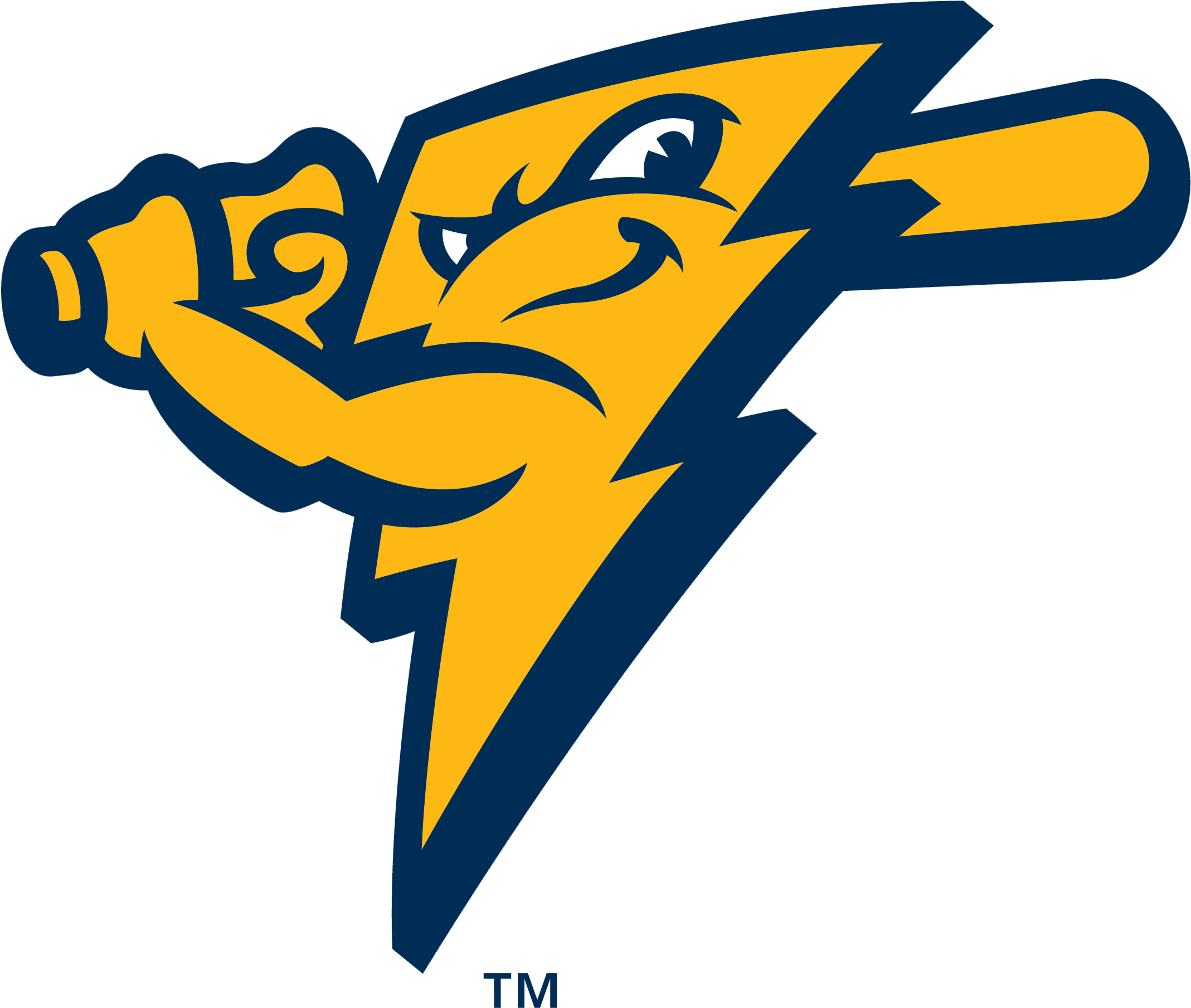 Lightning Bolt Baseball Logo - (2280x1929) Png Clipart Download