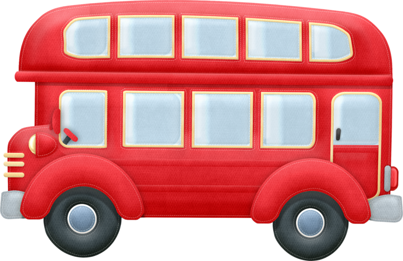 Clipart - Double Decker Bus Clip Art - (800x519) Png Clipart Download