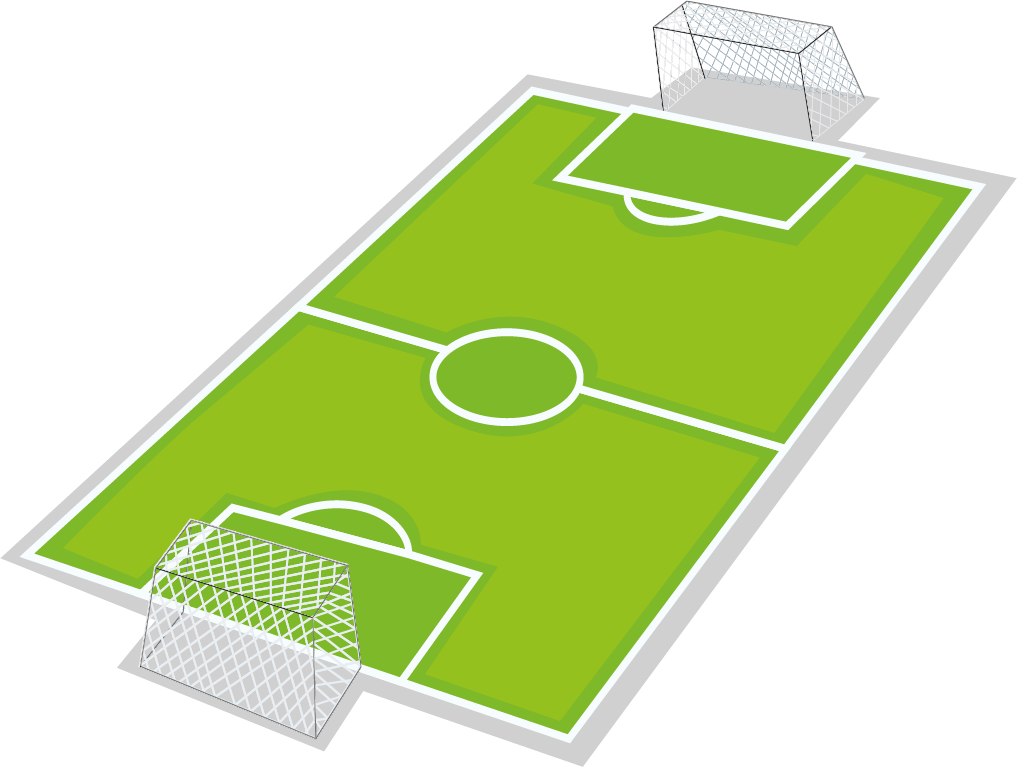 Football Pitch Stadium Clip Art - Campo De Futbol Render - Full Size ...