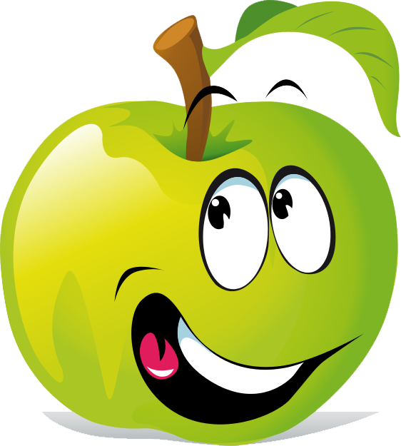How Many Apples Are There - Fruit Cartoon Png - (562x625) Png Clipart ...