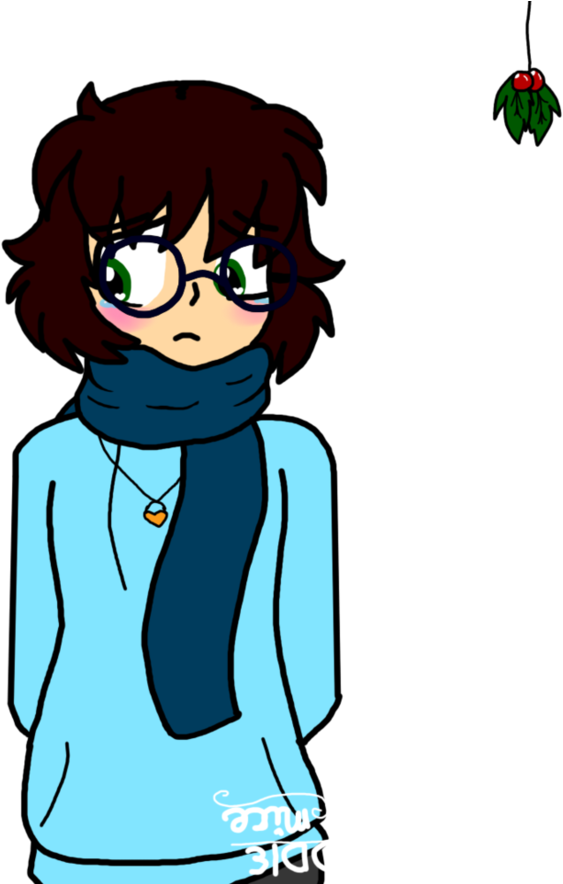 Mistletoe - - Cartoon - (905x883) Png Clipart Download