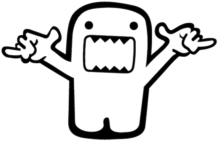 Domo Kun Sticker - (800x800) Png Clipart Download