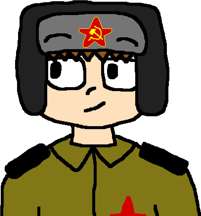 Proud Commie - Cartoon - (1000x1000) Png Clipart Download