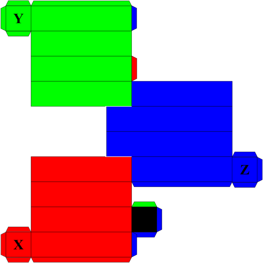 Print Foldable 3d Cartesian Coordinate System - Cartesian Coordinate ...