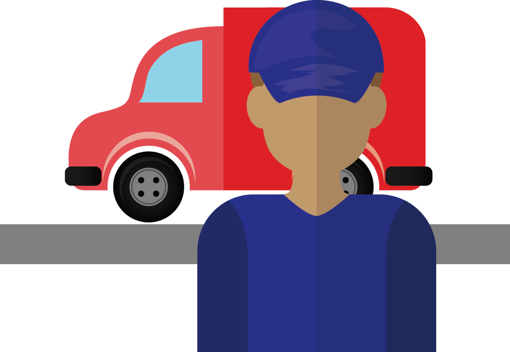 Car Truck Driver Clip Art - Truck Driver - (1016x702) Png Clipart Download