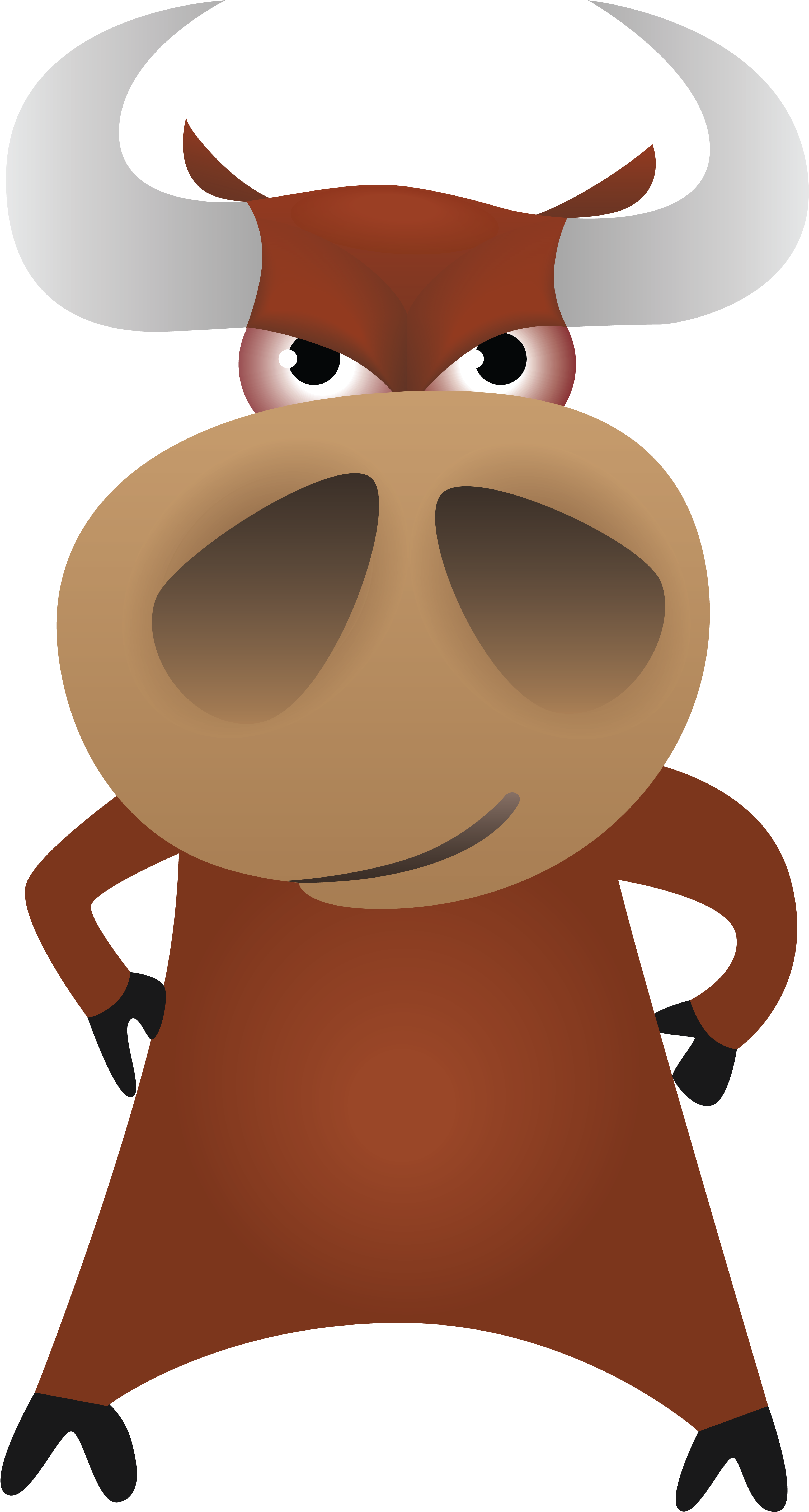 Cow Png - Vector Character Animal - (3186x5758) Png Clipart Download