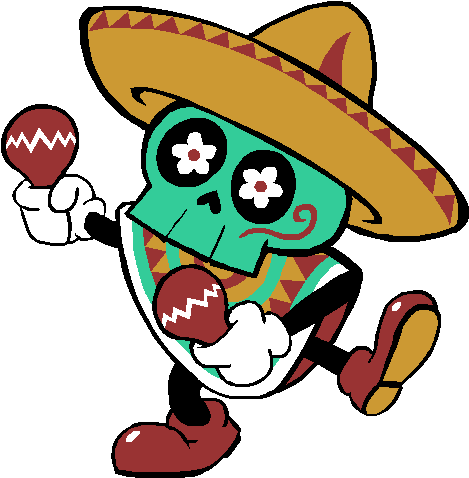 Mario Odyssey Mexican Skeleton - (500x500) Png Clipart Download