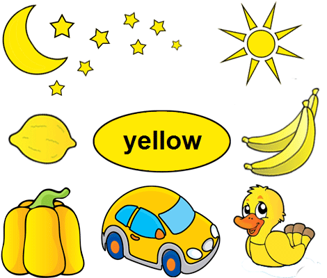 Yellow Things Clipart - Yellow Objects For Preschool - Full Size PNG ...
