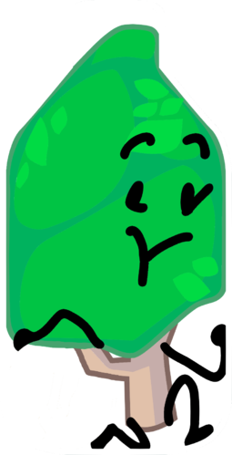 Tree - Bfb Bottle Tree - (255x499) Png Clipart Download