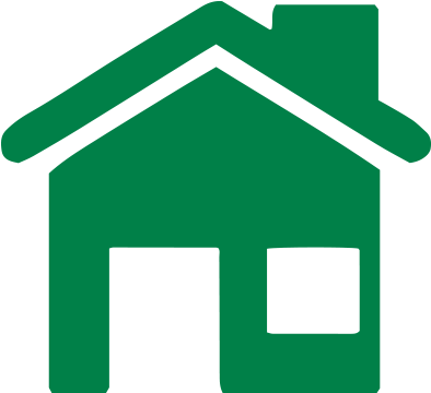 Bulb - Green Home Icon Png - (409x408) Png Clipart Download