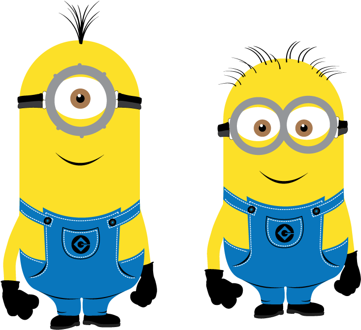 Minions Characters Vector - Minions Vector - (800x800) Png Clipart Download