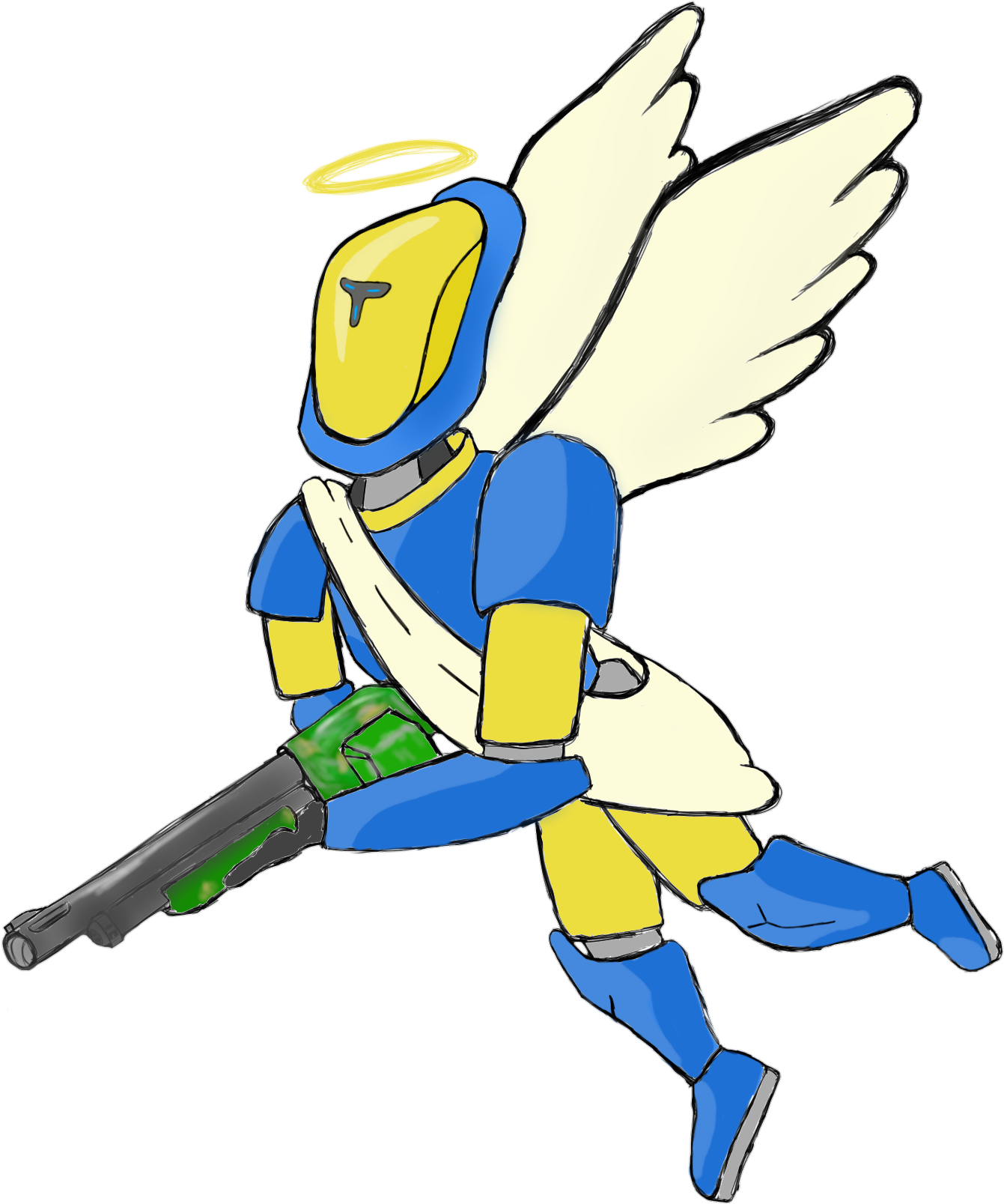 Im A Fat Cherub Of Death - Cartoon - Full Size PNG Clipart Images Download