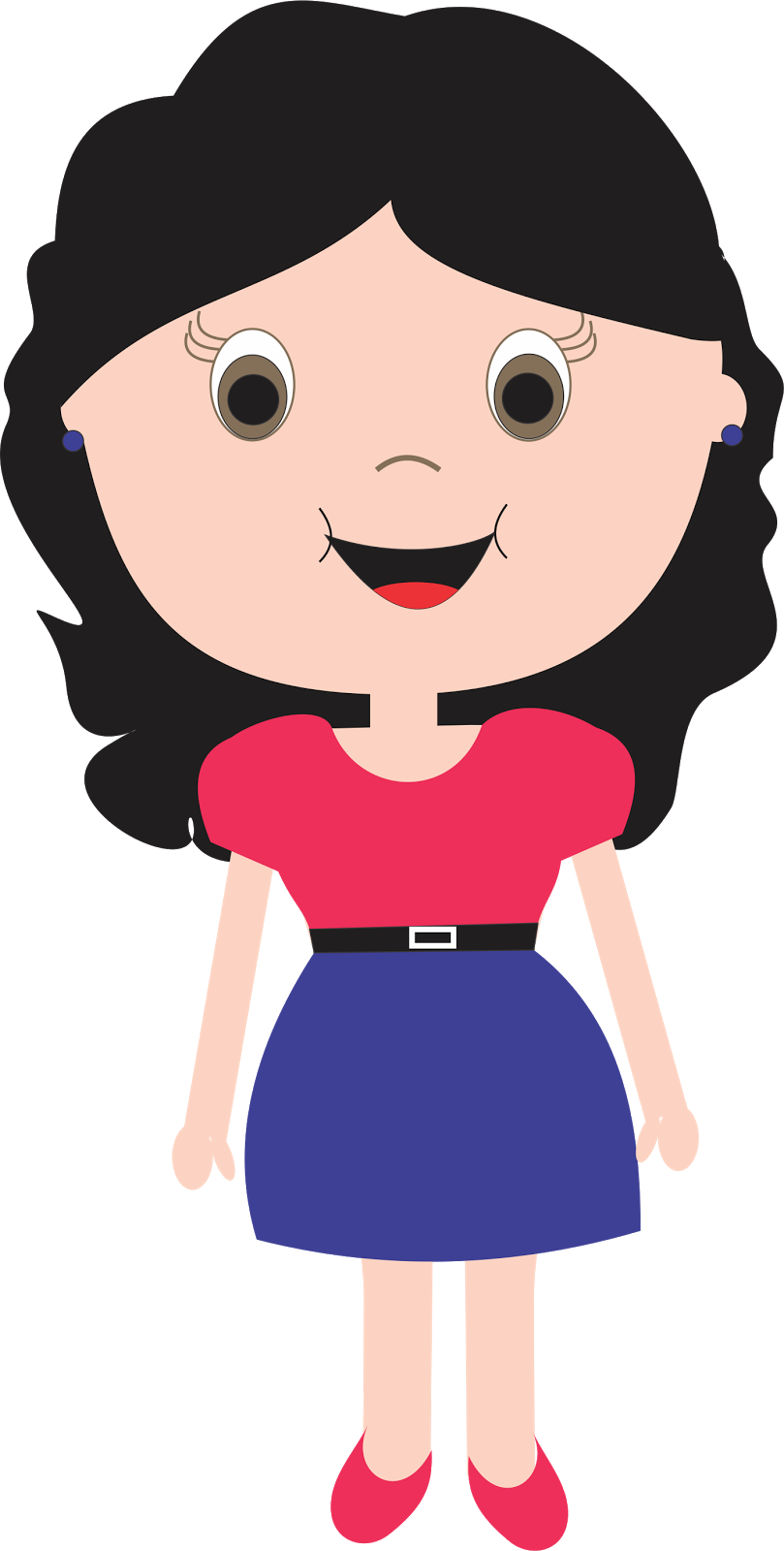 Meninas * Bonecas - Cartoon - (809x1600) Png Clipart Download