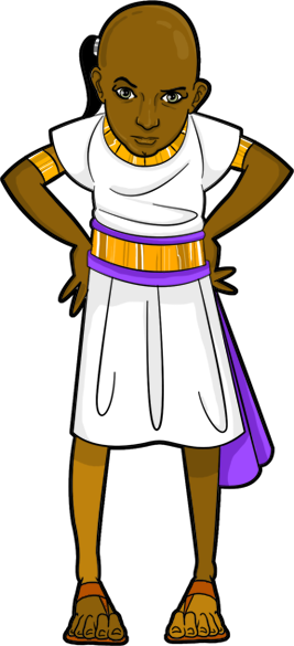 Palace Clipart Bible - Young Moses - (267x585) Png Clipart Download