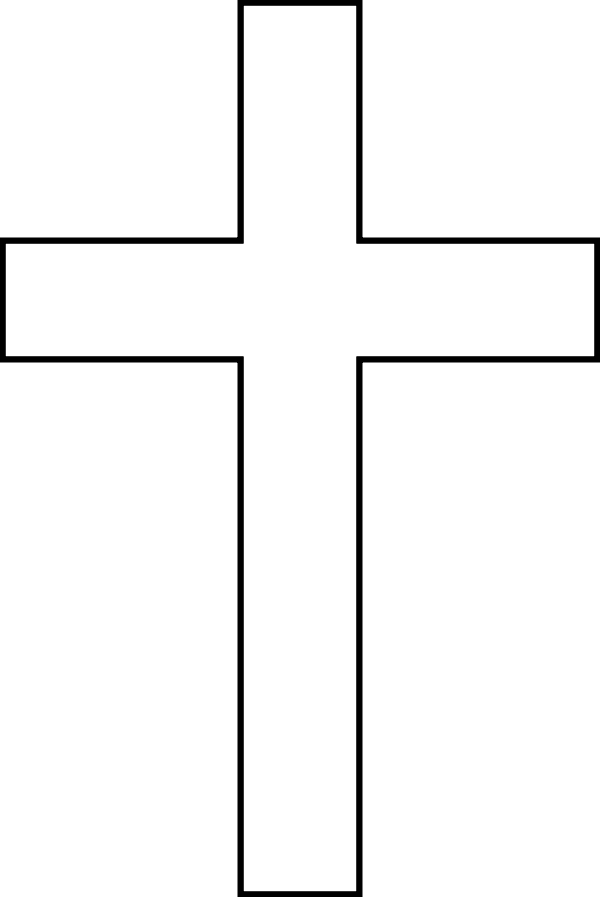 Vector Clip Art - White Cross No Background - (958x1432) Png Clipart ...