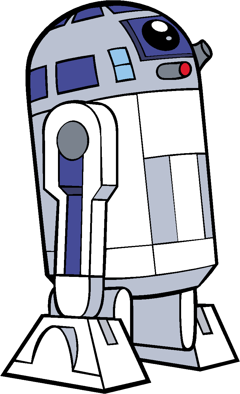 Inspiring R2d2 Clip Art Medium Size - R2d2 Cartoon Png - (799x1312) Png ...