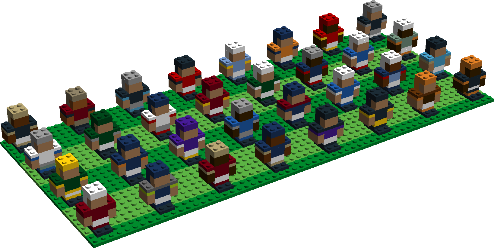 Clipart Info - Lego Football Players Nfl - (1687x923) Png Clipart Download