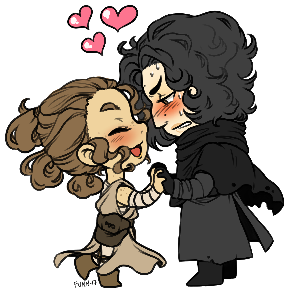 Reylo - Reylo Cute - (1350x1284) Png Clipart Download